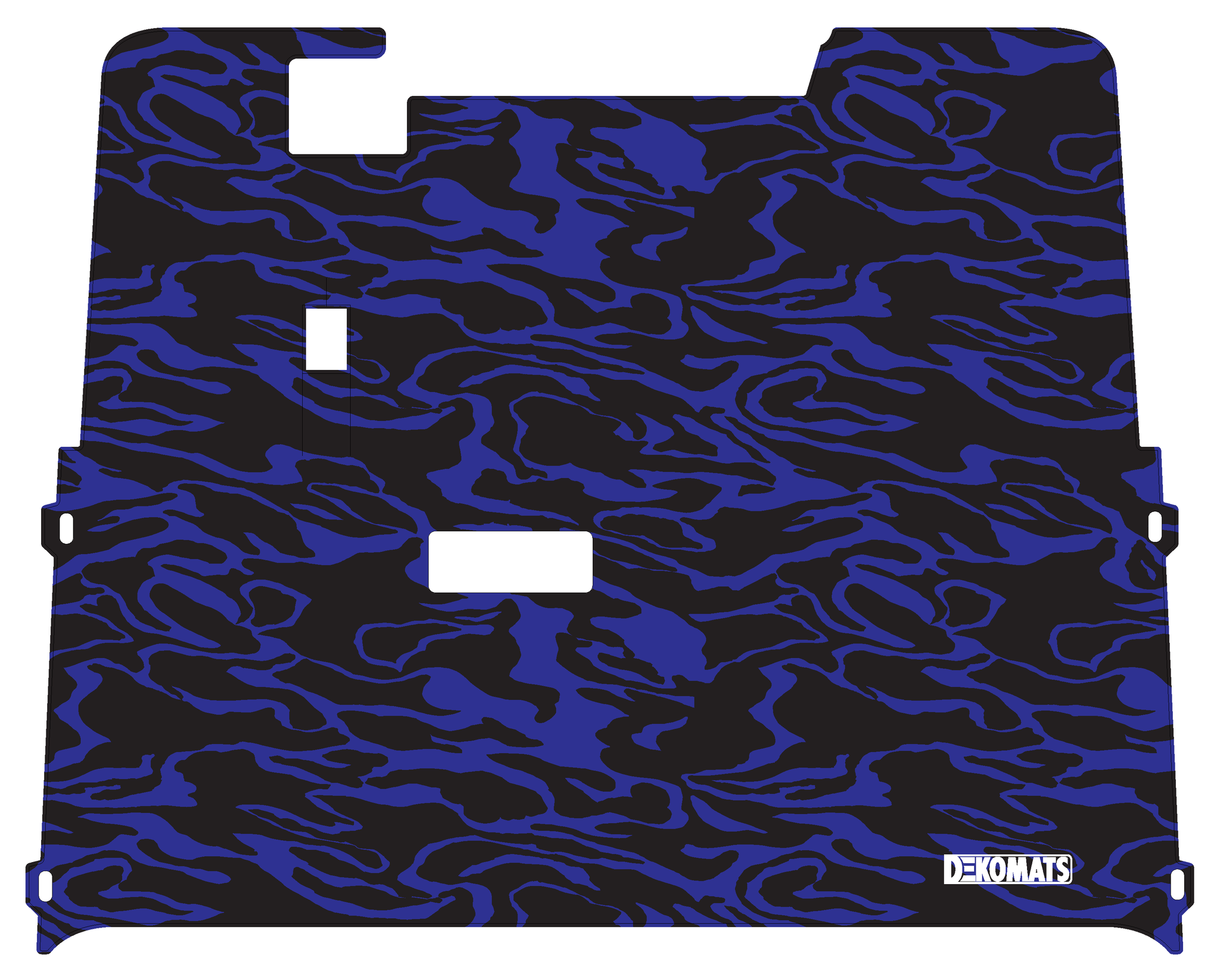 Blue Modern Camo
